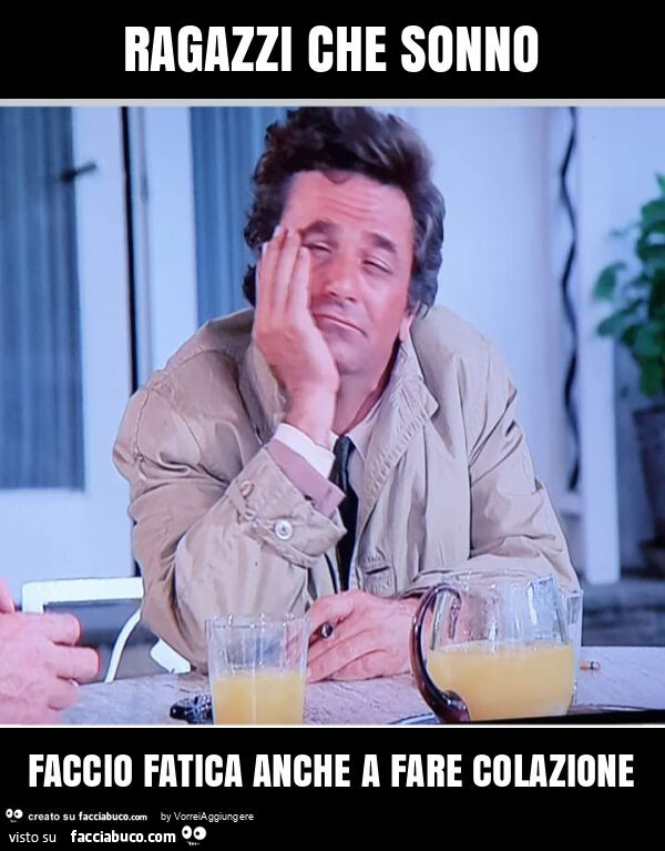 Tutti i meme su Tenente Colombo - Facciabuco.com