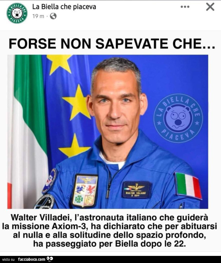 Tutti i meme sugli Astronauti - Facciabuco.com