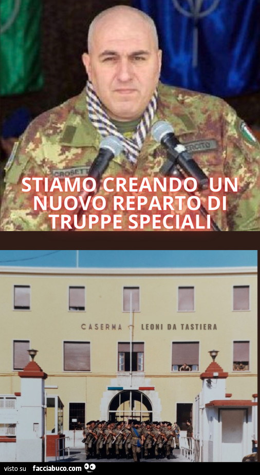 Tutti i meme su Esercito Italiano - Facciabuco.com