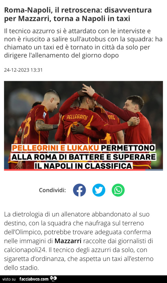 No vabbè.... ??‍??… vaccata pubblicata da Ecchime - Facciabuco.com