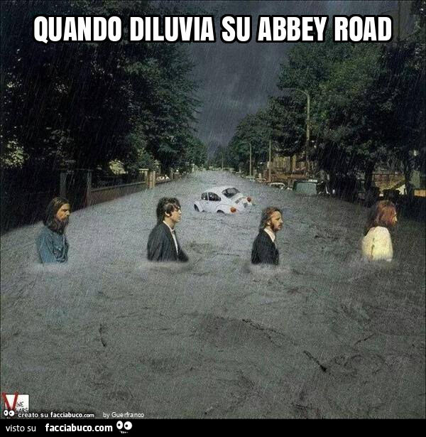 Quando diluvia su abbey road - Facciabuco.com
