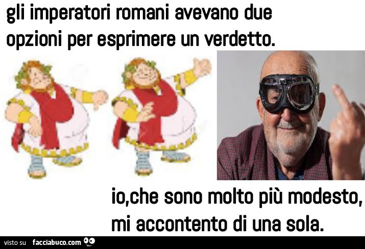 Tutti i meme sul Dito Medio - Facciabuco.com
