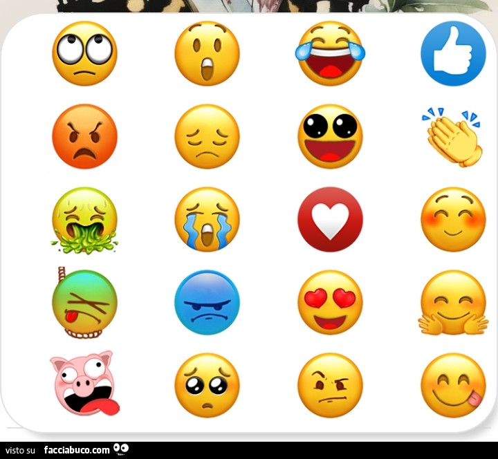 Ei tu?che cambi la disposizione delle emoticons dopo che ci avevo ...